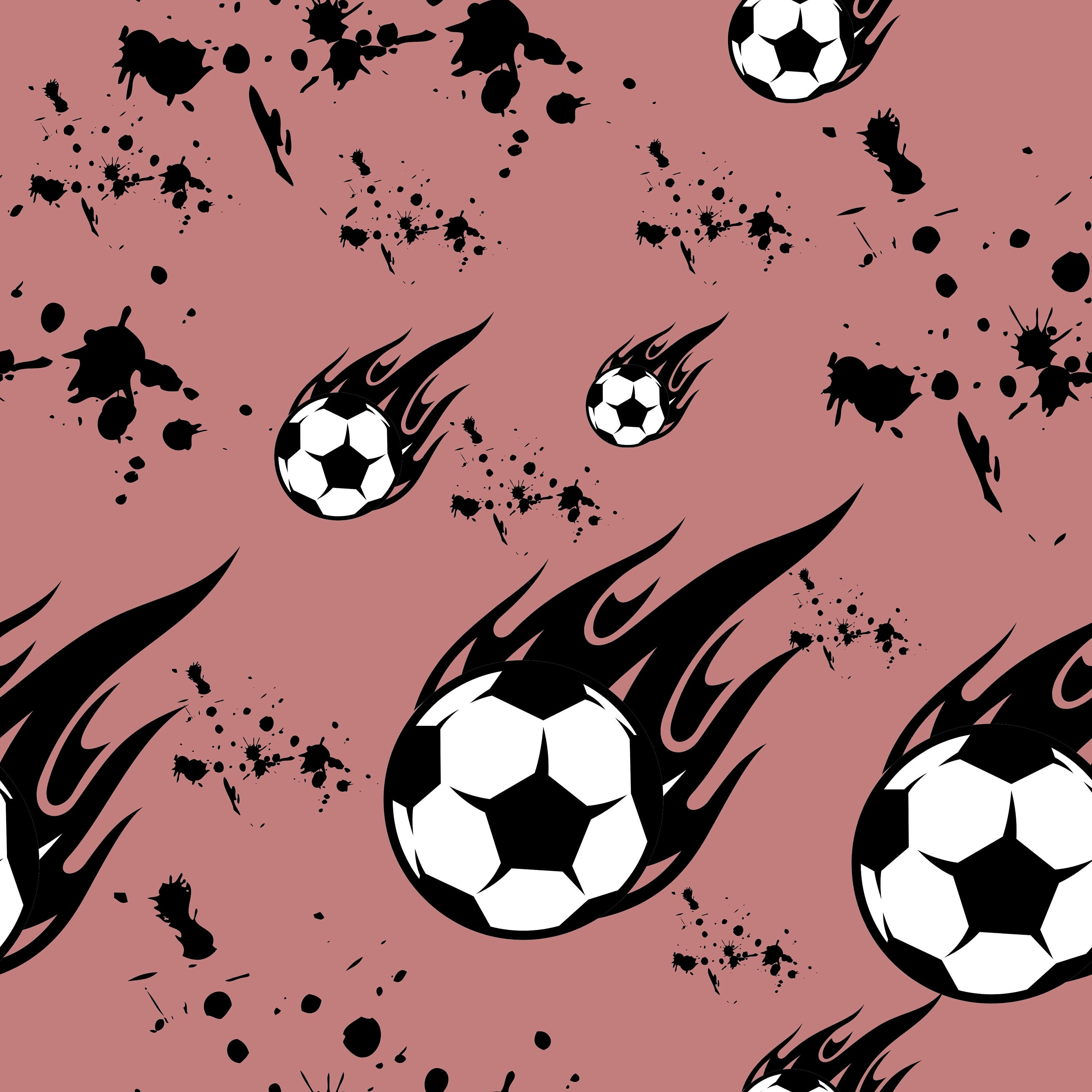 Soccer Theme Seamless Printable Digital Patterns, Soccer Design ...