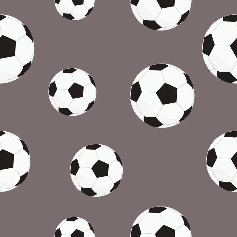 Soccer Theme Seamless Printable Digital Patterns, Soccer Design ...