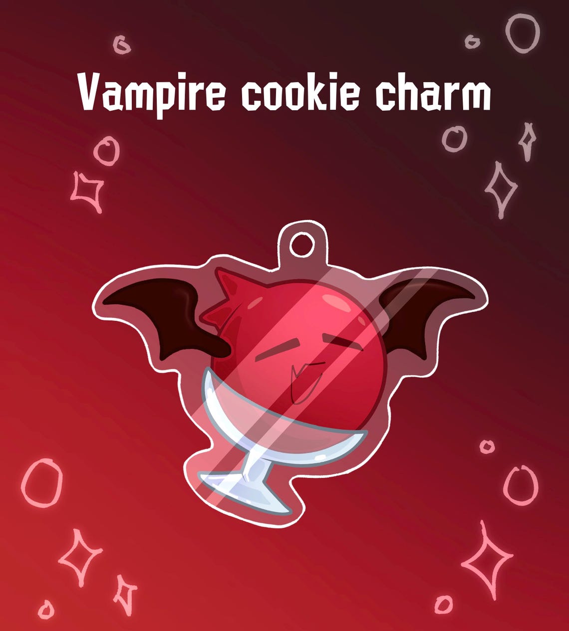 Vampire Cookie Charm/pin - Etsy
