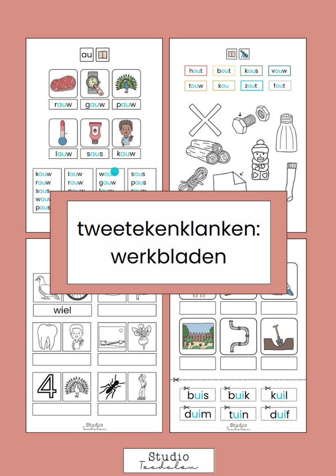 Reading - Diphthongs - 60 Worksheets - Etsy