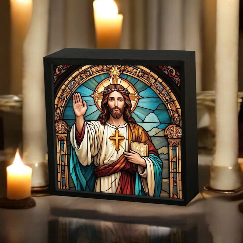 Jésus Christ Lamp - Etsy