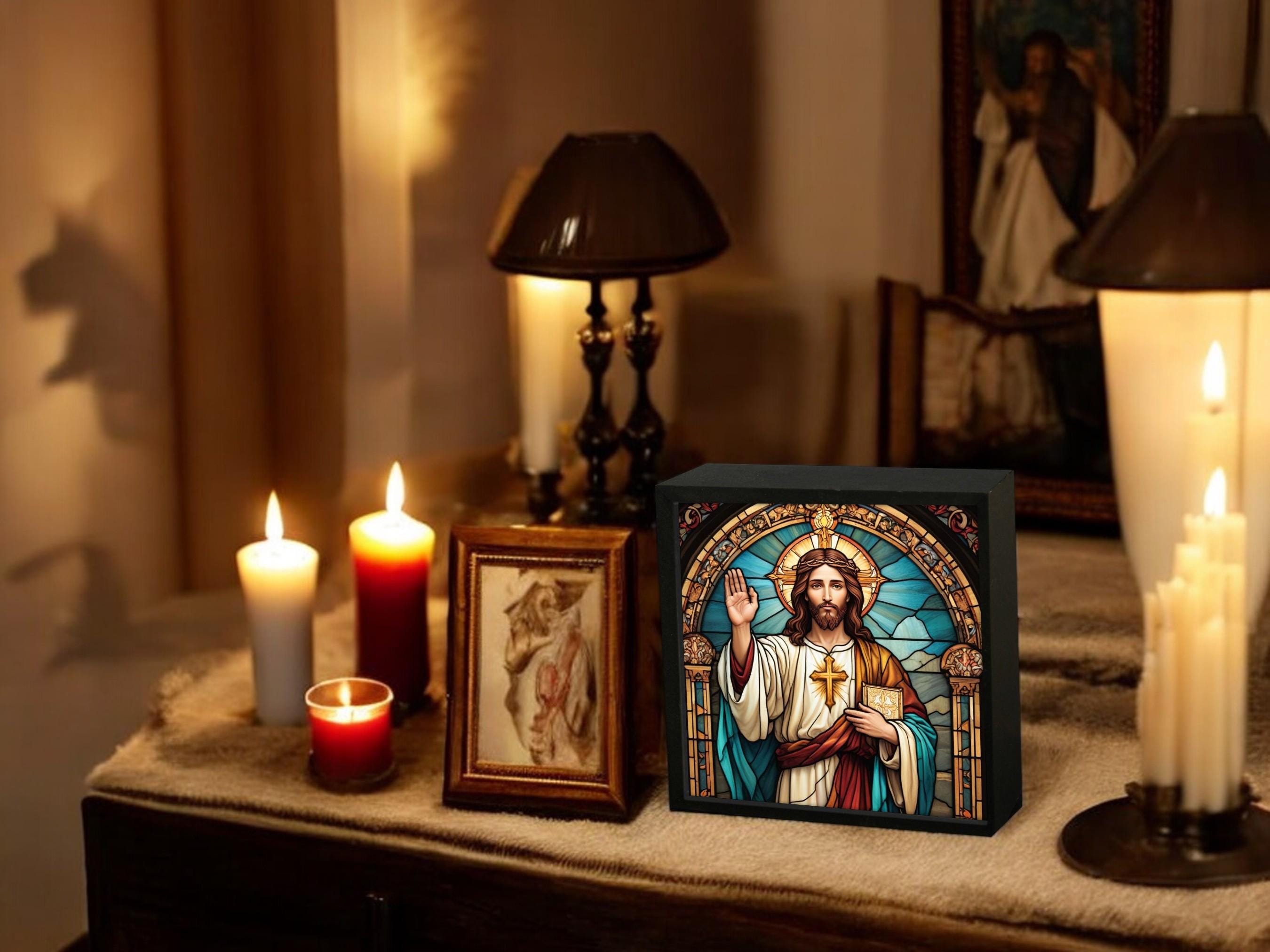 Jesus Christ Night Lamp - Spiritual and Peaceful Design for Cozy and ...