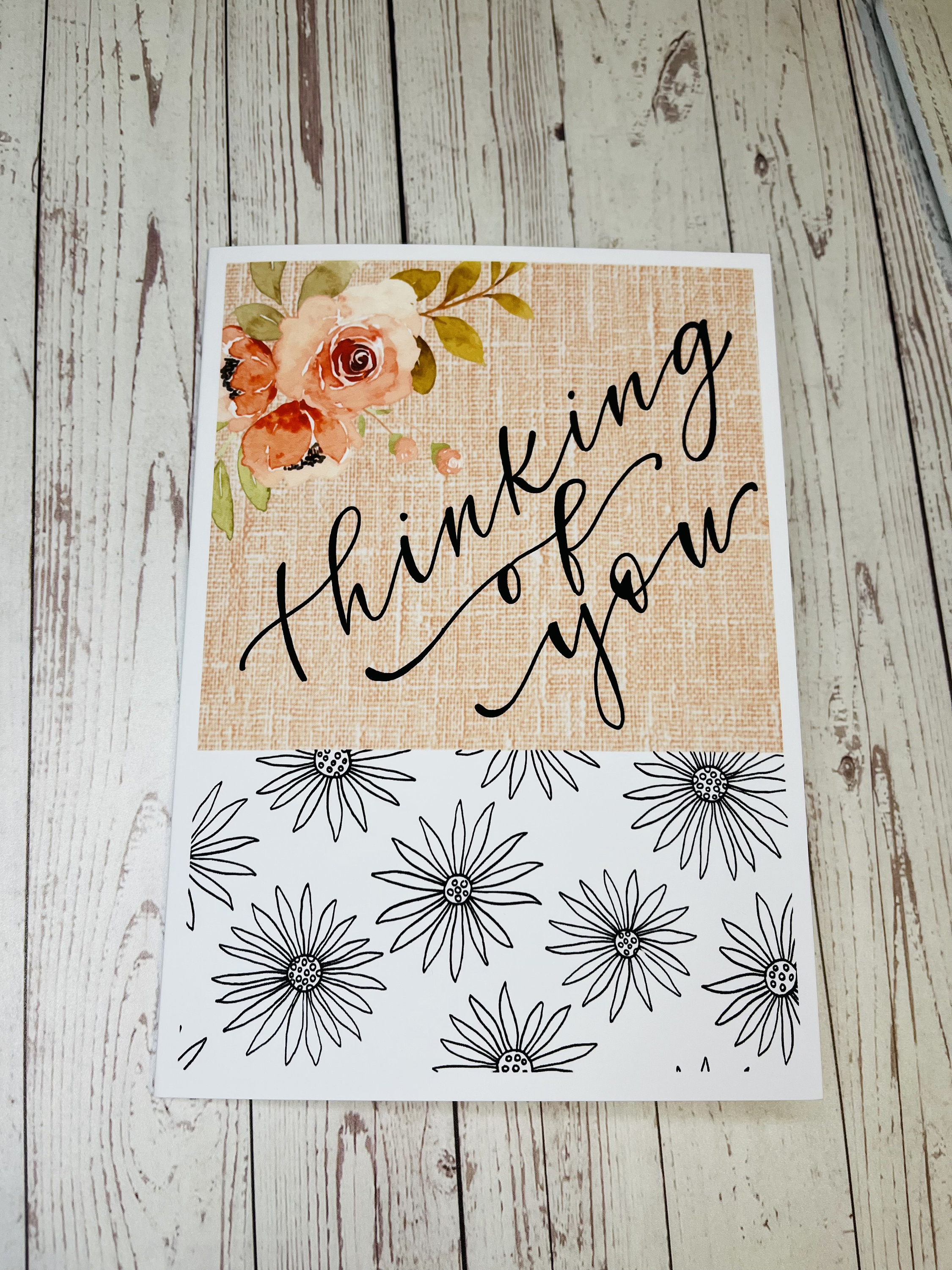 Christian Thinking of You, Encouragement Card, Get Well Soon Card, Card for Sick Person, Card ...
