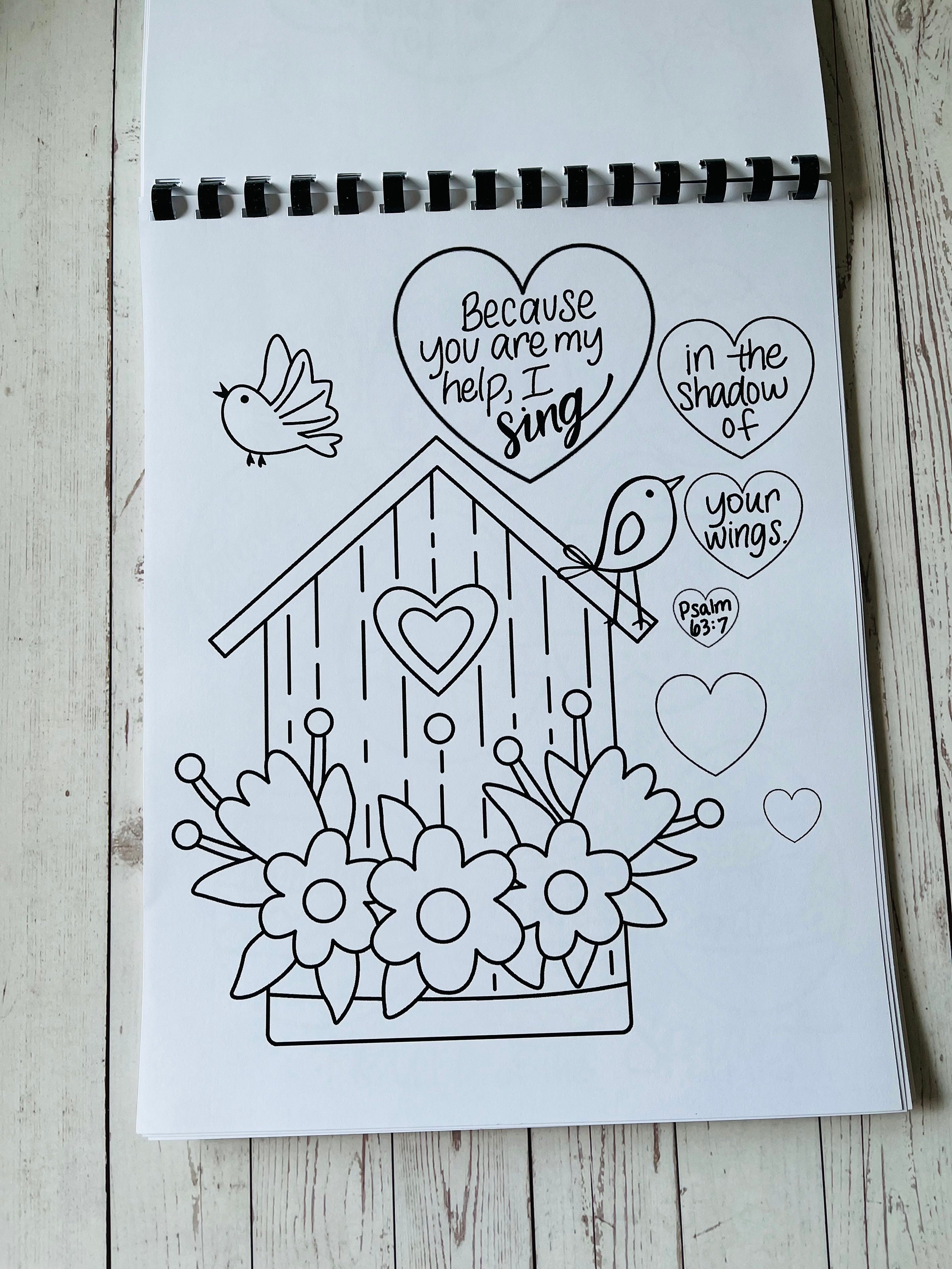 Coloring Book for Kids, Children, Easter Coloring, Bible Verses, Hand ...