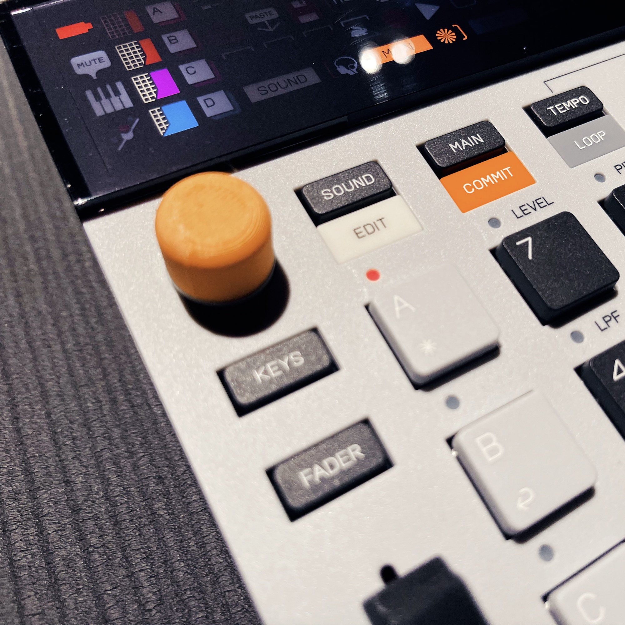 Teenage Engineering EP-133 K.O. II Synth Custom Knomples Pack: Set of 3D Printed Knobs & Fader ...