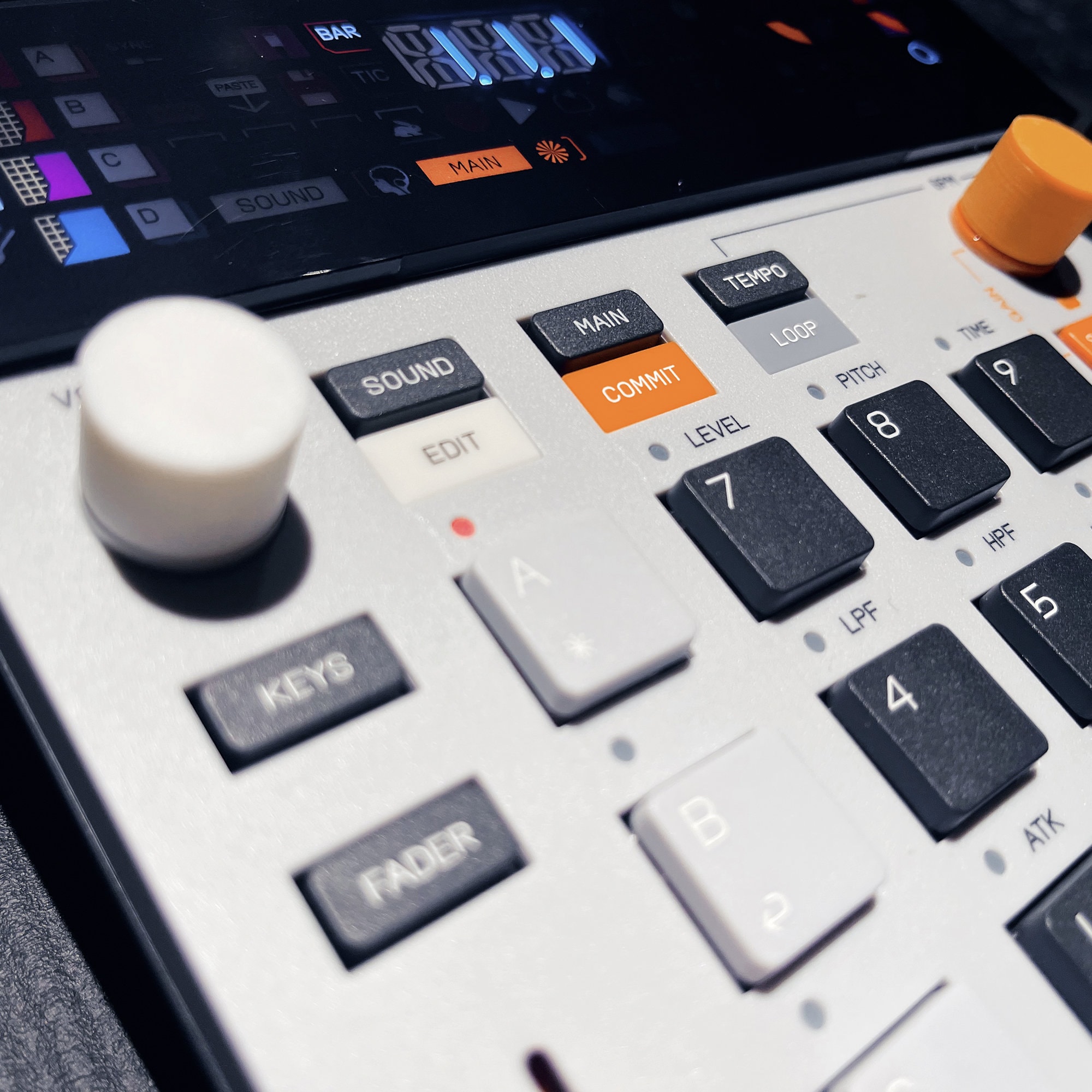 Teenage Engineering EP-133 K.O. II Synth Custom Knomples Pack: Set of 3D Printed Knobs & Fader ...