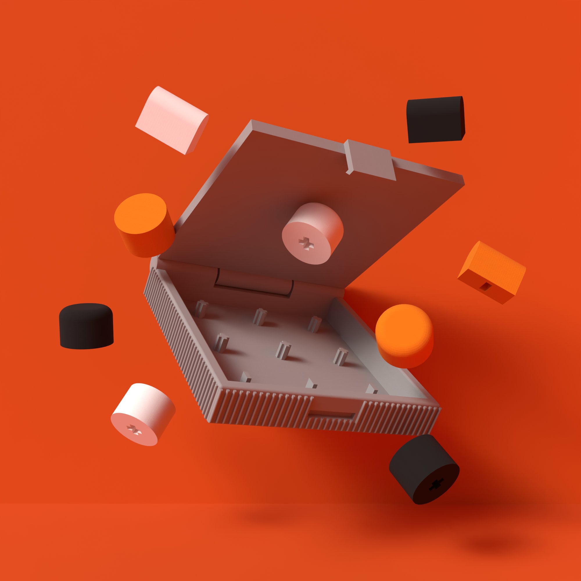 Teenage Engineering EP-133 K.O. II Synth Custom Knomples Pack: Set of 3D Printed Knobs & Fader ...