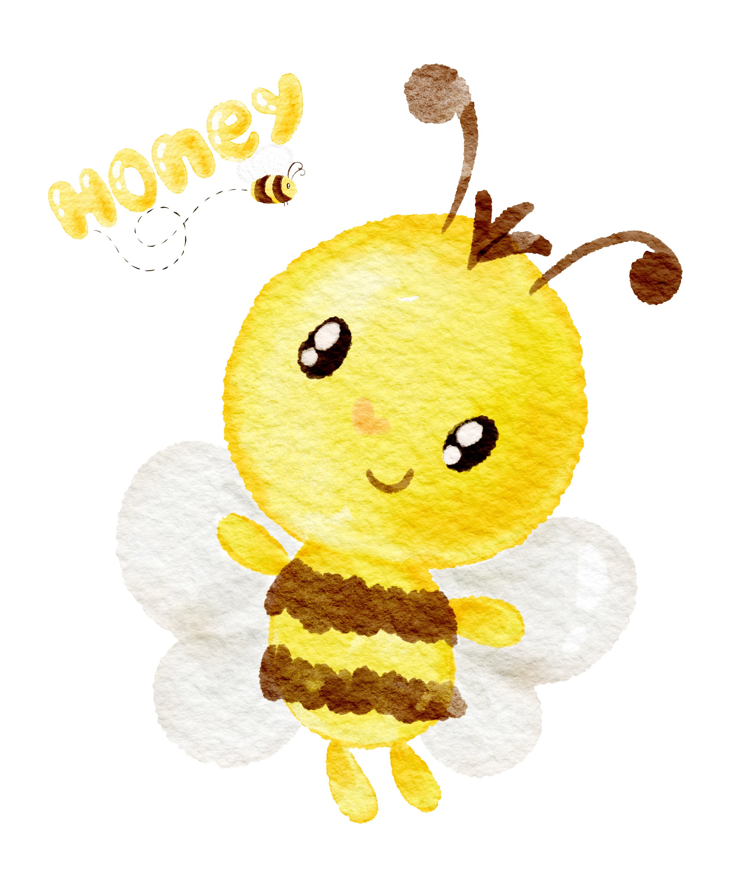 Honey Bee Décor Boys Room Poster With Bee House and Bee Honeycomb, Bee ...