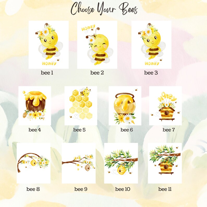 Bee Positive Bumble Bee Personalized Name Print, Honeybee Queen Custom ...