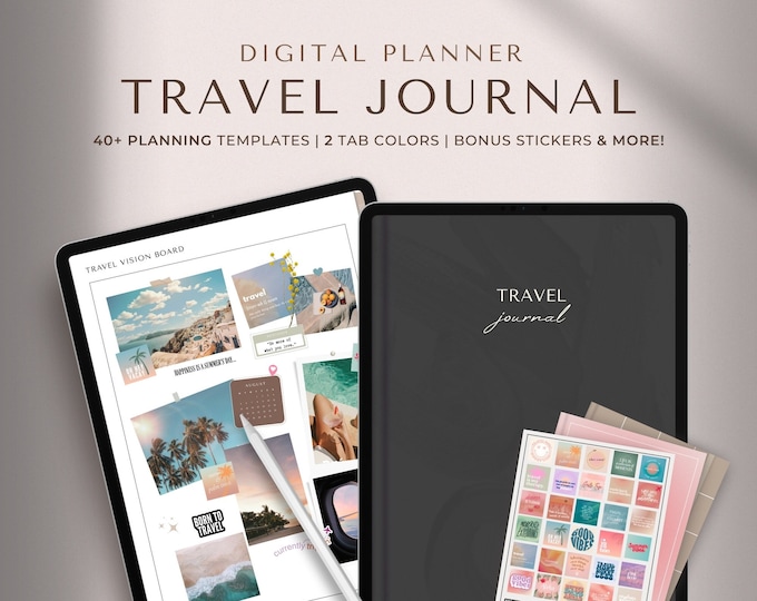 Mini Travel Journal Printable, 5-page PDF Travel Planner, Vacation ...