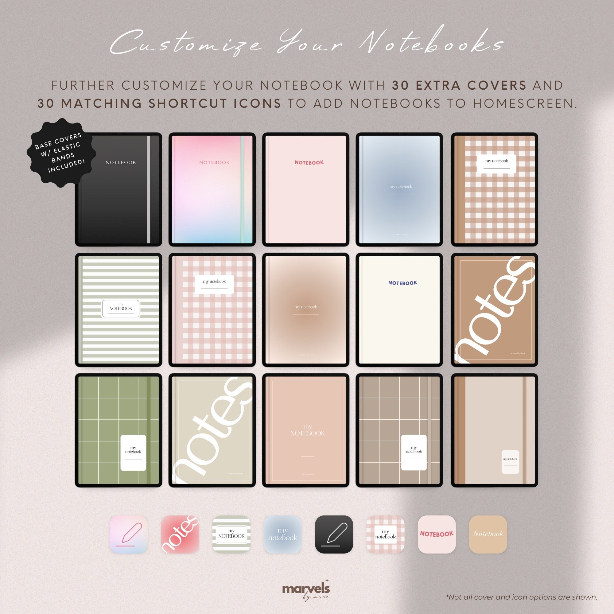 Digital Notebook Goodnotes Notebook, Student Notebook, iPad Notebook ...