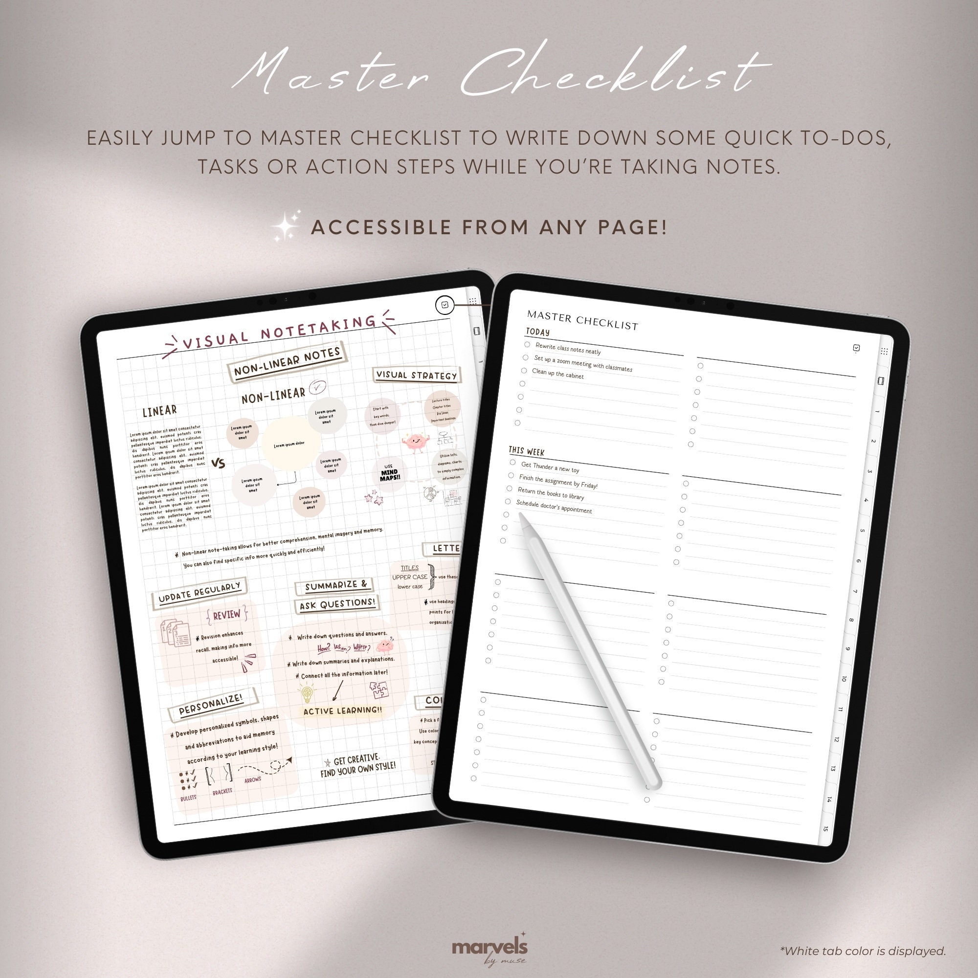 Cuaderno digital / Cuaderno GoodNotes, Cuaderno de estudiante, Cuaderno ...