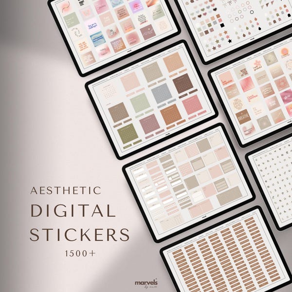 Aesthetic Stickers - Etsy