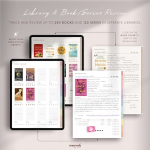Digital Reading Journal | Digital Journal | Reading Planner | Goodnotes ...