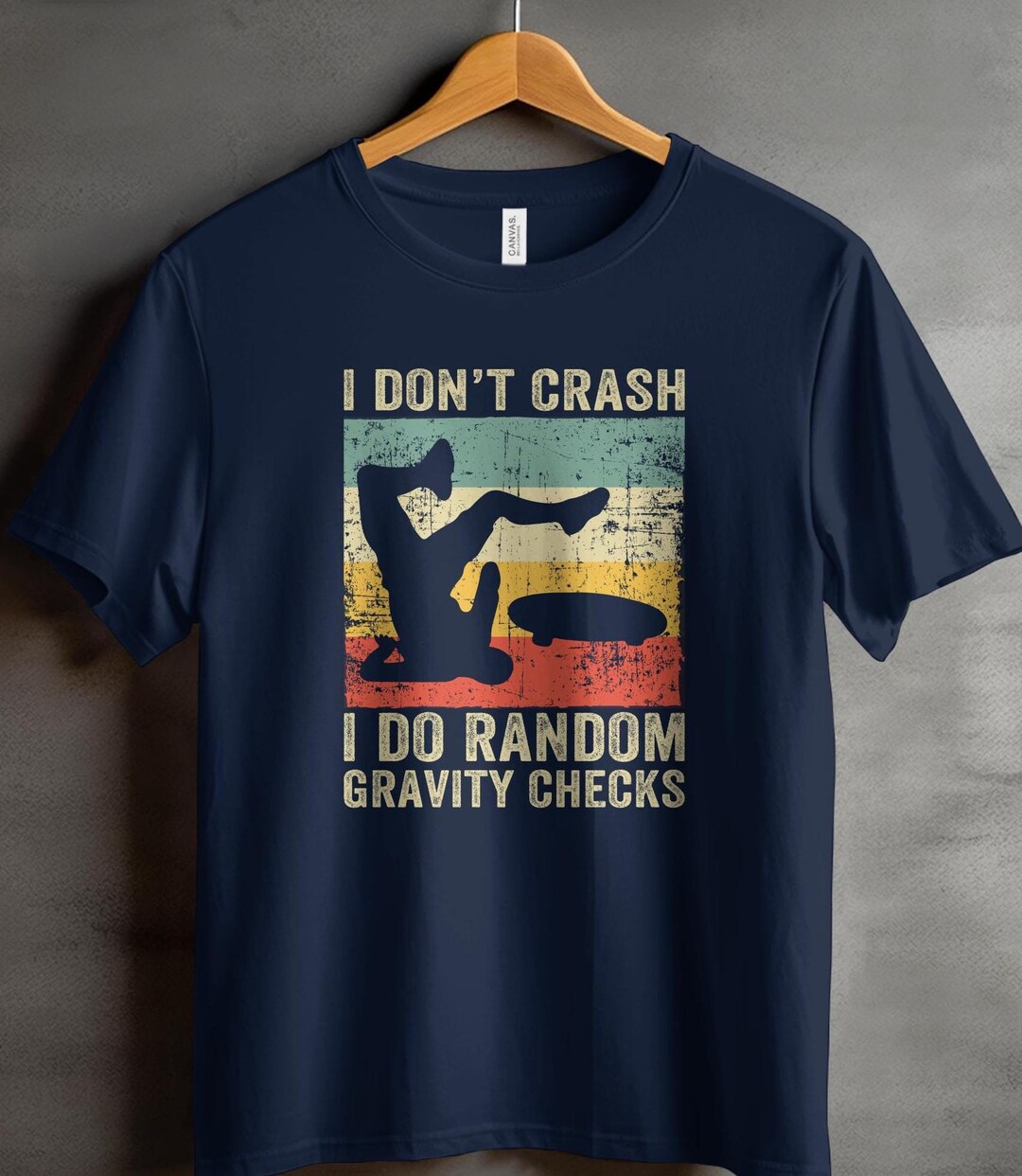 I Dont Crash I Do Random Gravity Checks T Shirt, Funny Graphic Tee, Biker Shirt, Gift for ...