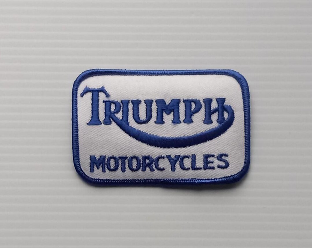 Vintage 3 3/4 X 2 1/2 Triumph Motorcycles Patch - Etsy