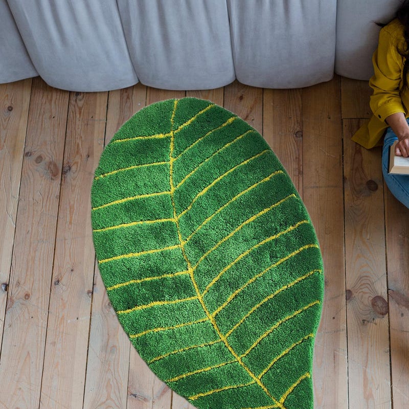 Leaf Rug - Etsy