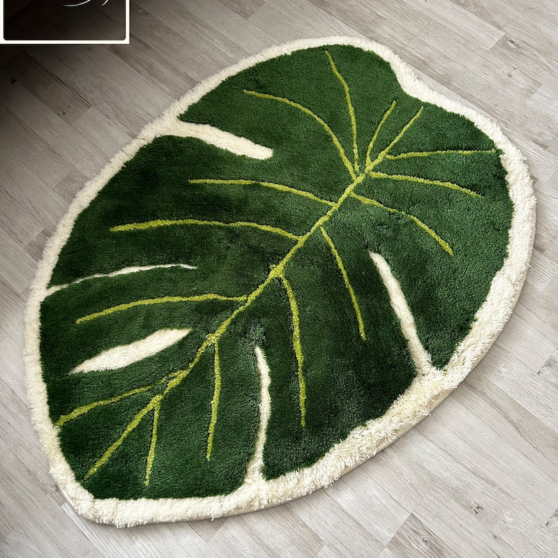 Leaf Rug - Etsy