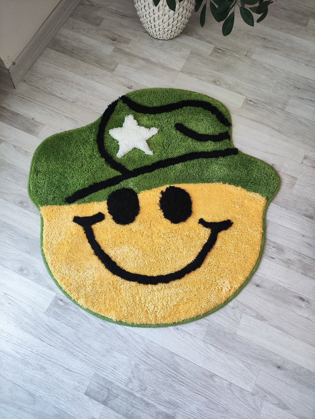 Cowboy Hat Rug, Cute Rug, Game Room Rug, Cowboy Lover, Gift for Him ...