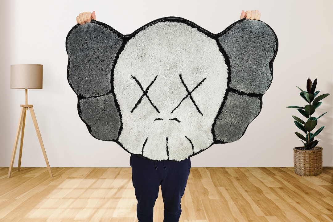 Tufted Kaws Rug: Acrylic Hypebeast Home Decor - Etsy