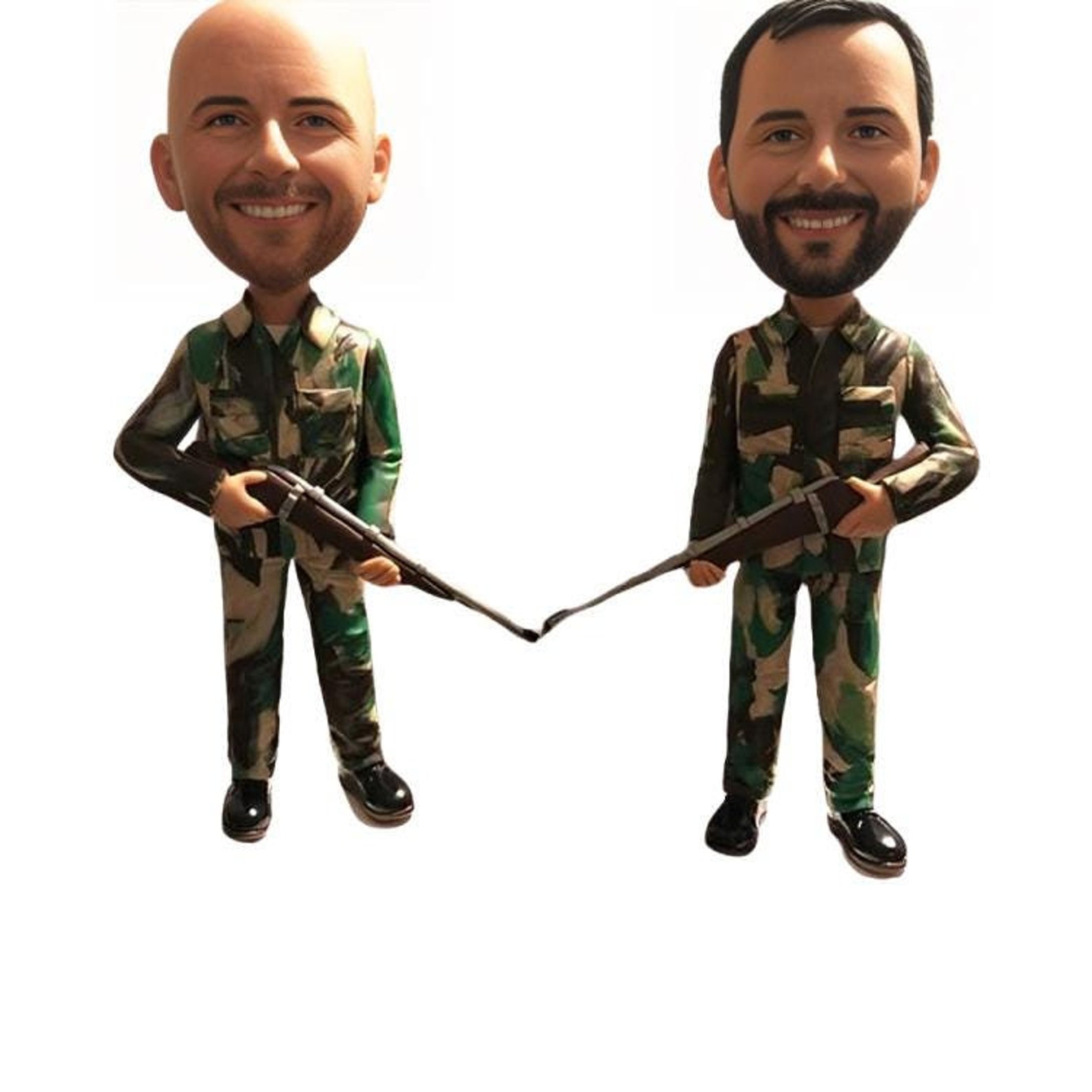 Custom Soldier Bobbleheads, Custom Bobbleheads, Personalized Couple ...