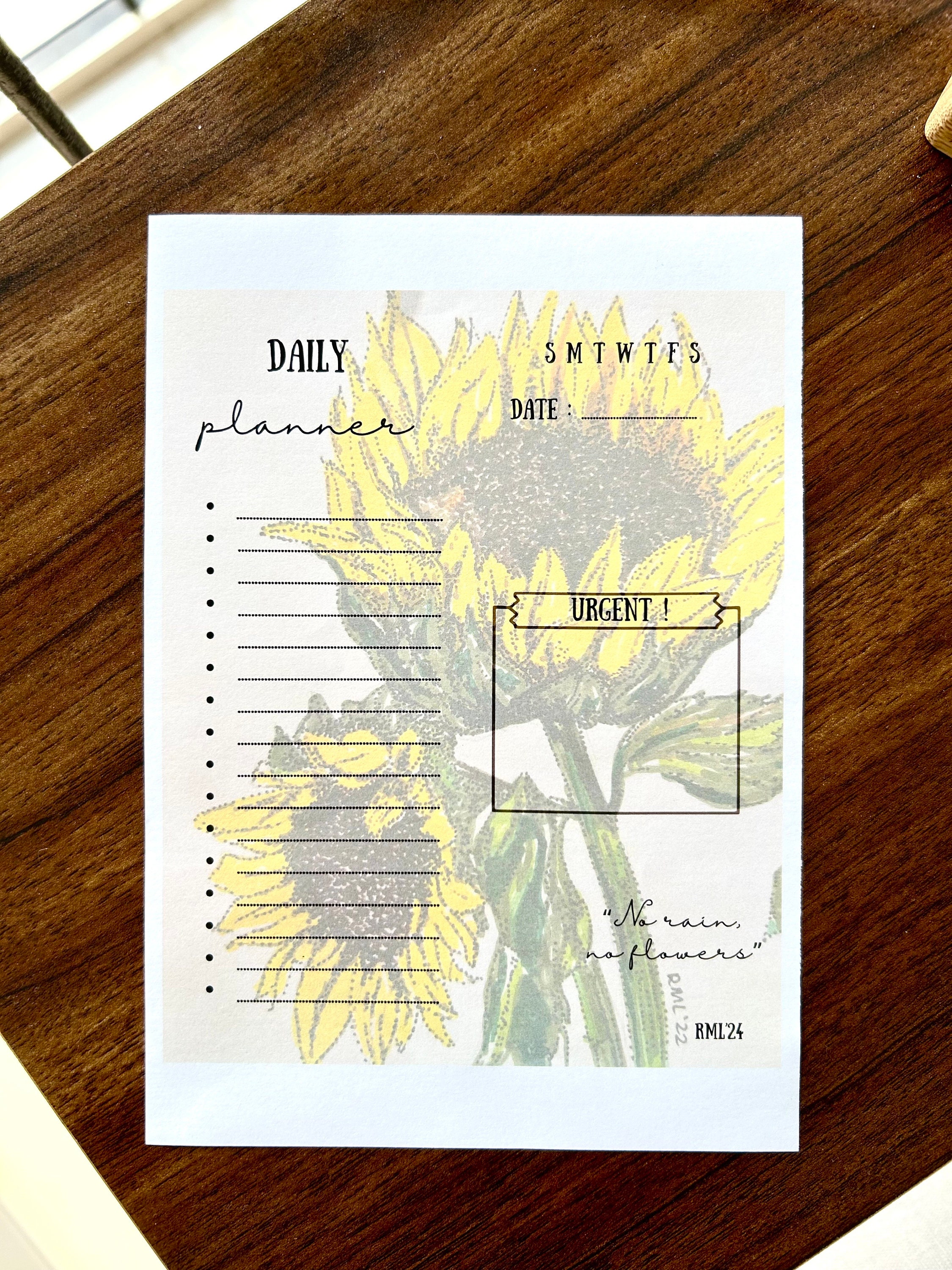 Digital Daily Planner Page Digital Download Printable Daily Planner ...