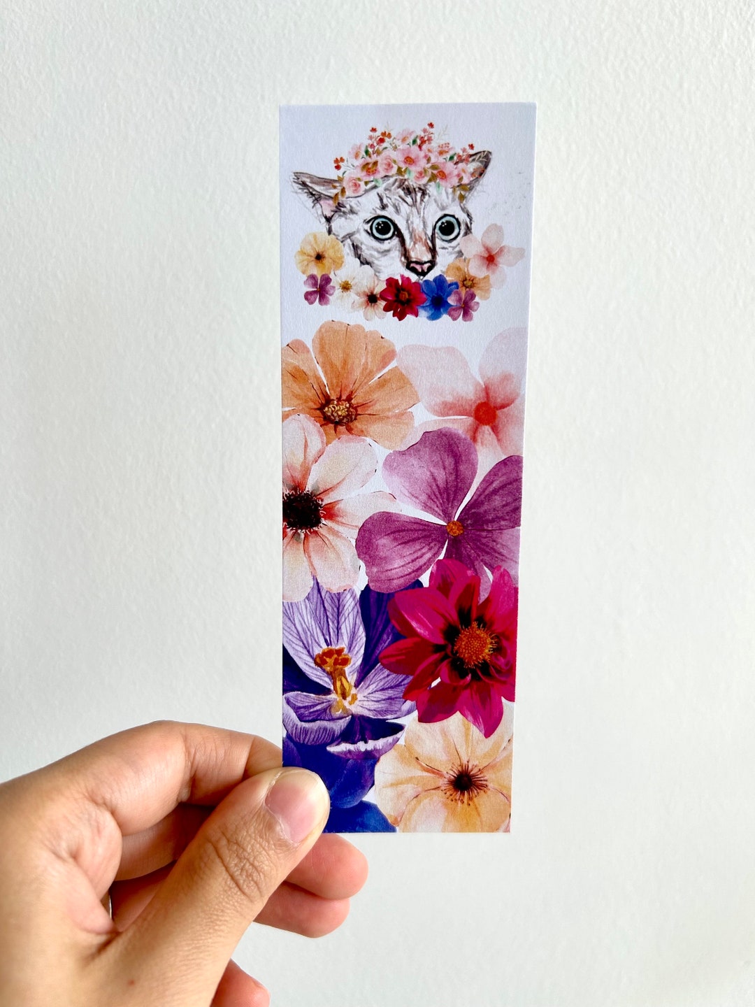 Printable Bookmark, Printable Cat Bookmark, Cat Bookmark, Cat Design ...