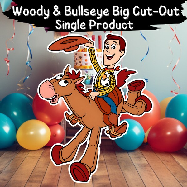Bullseye and Woody Svg - Etsy