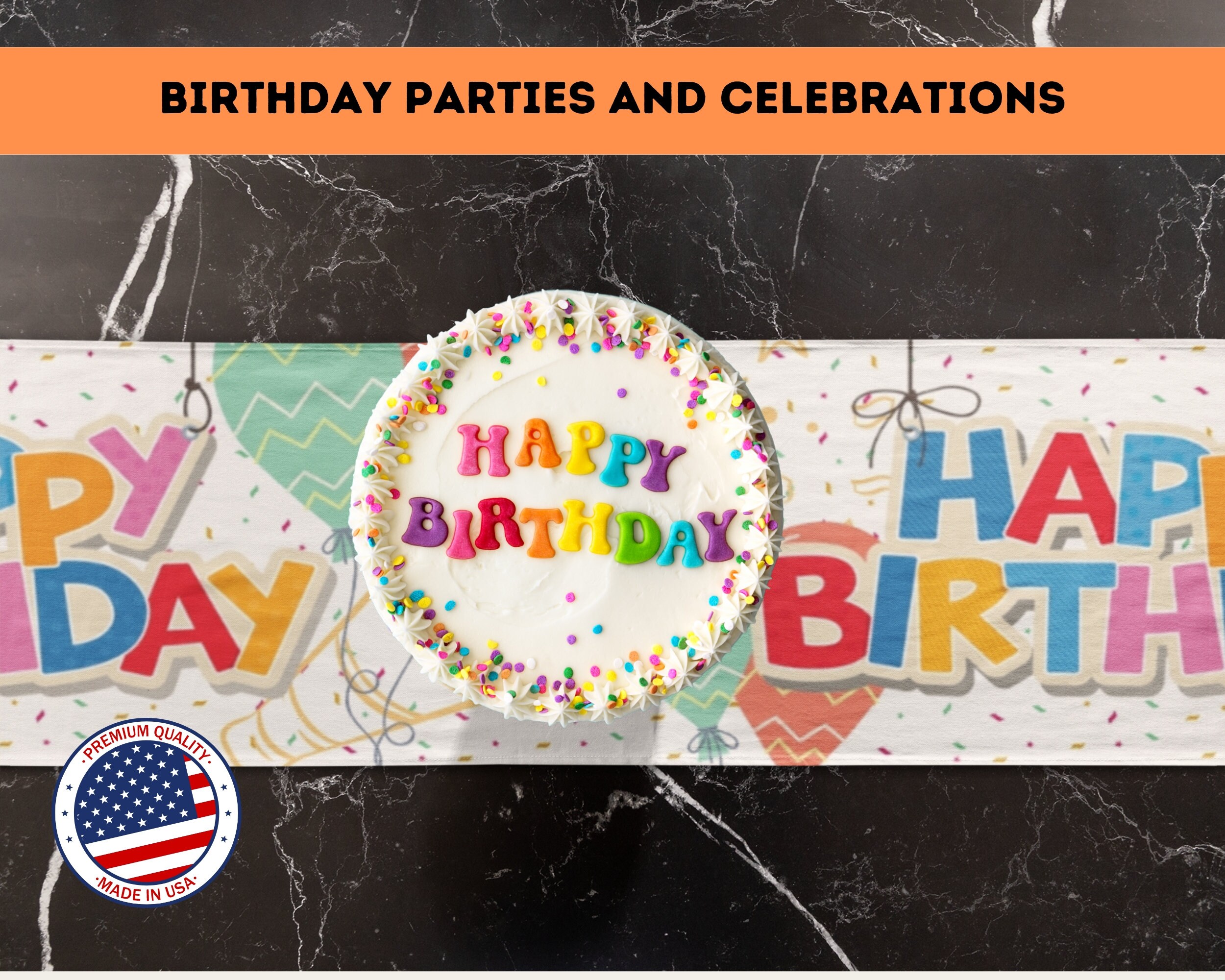 Custom Table Runner for Events, Trade Shows, Birthdays, Weddings ...