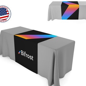 Custom Table Runner for Events, Trade Shows, Birthdays, Weddings ...