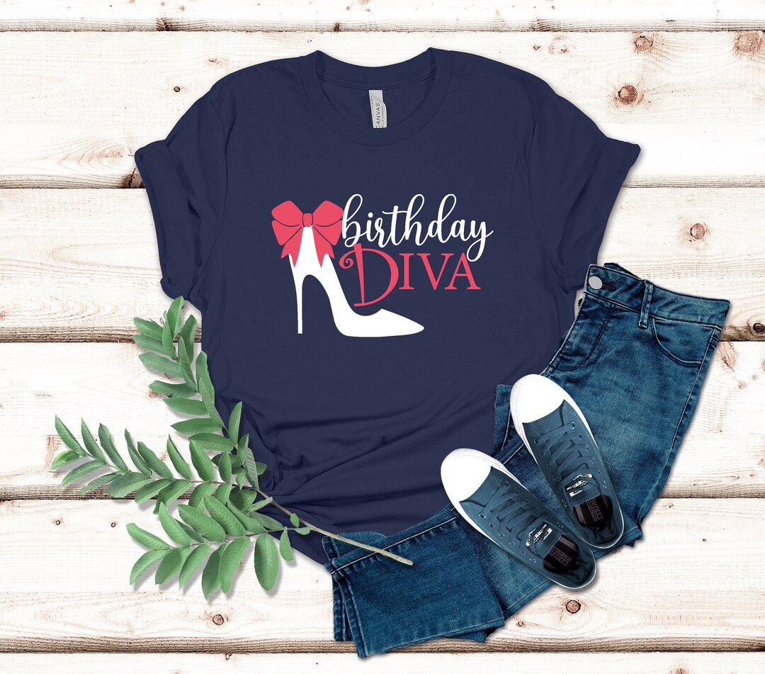 Birthday Diva Shirt, Birthday Party Shirt, Birthday Queen Shirt, Birthday Girl Shirt, It's My ...