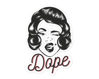 I'm Dope in Real Life Neon Inspired Sticker - Etsy
