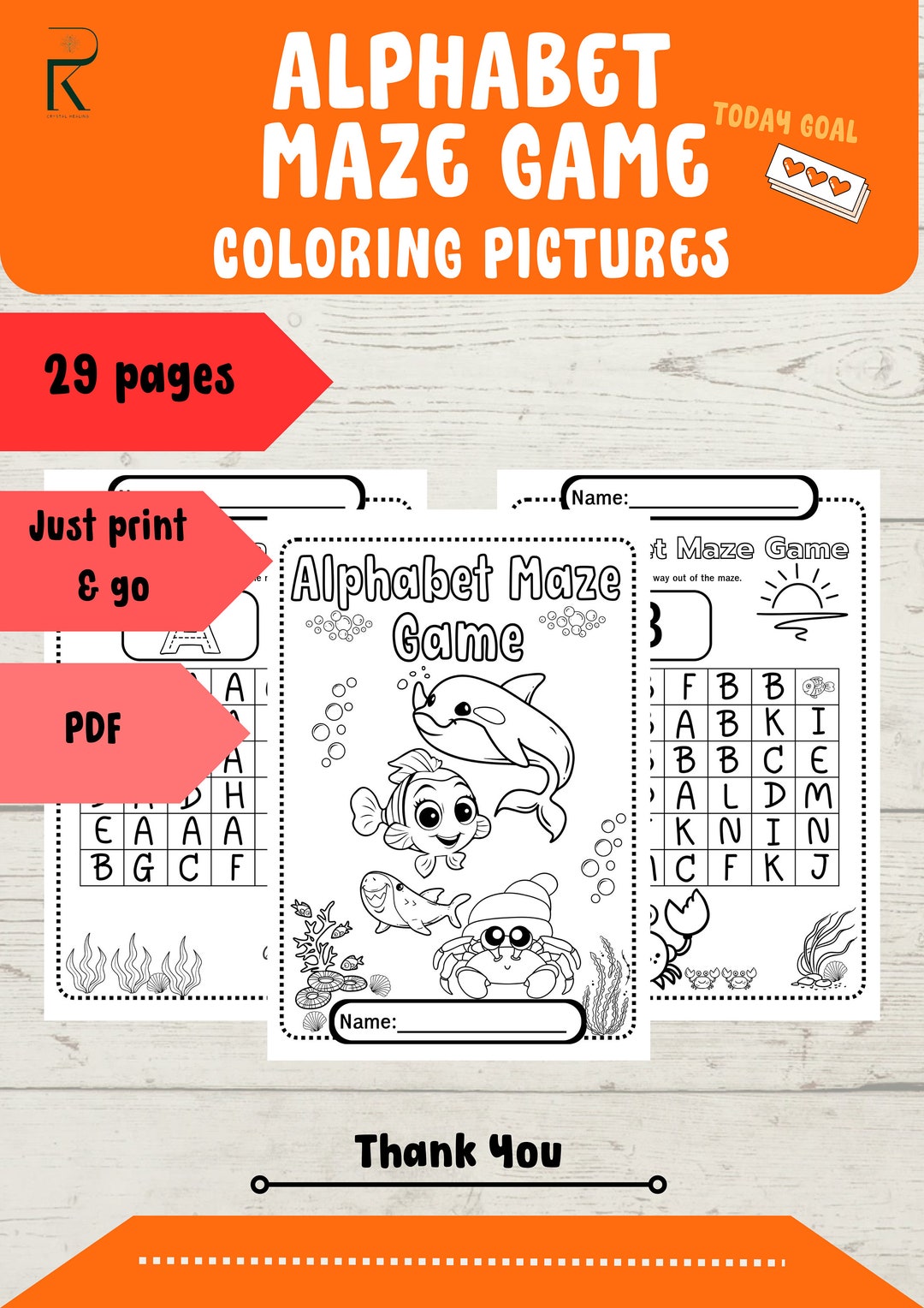 Alphabet Maze Game Coloring for Pre-school Children and Primary School ...