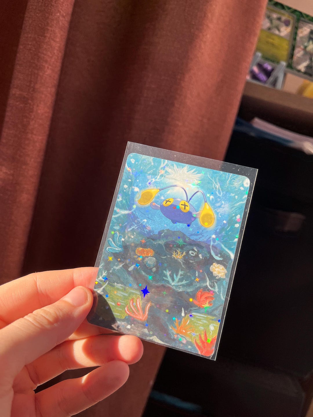 Hand Painted Pokemon Card, Custom Gift, Design Card, Gift Ifea for ...