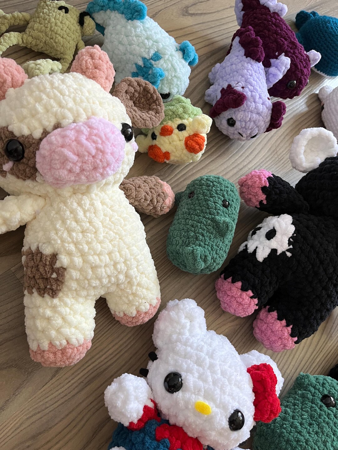 Crochet Plushie Mystery Bag stuffed Kawaii Animal, Aesthetic, Gacha ...