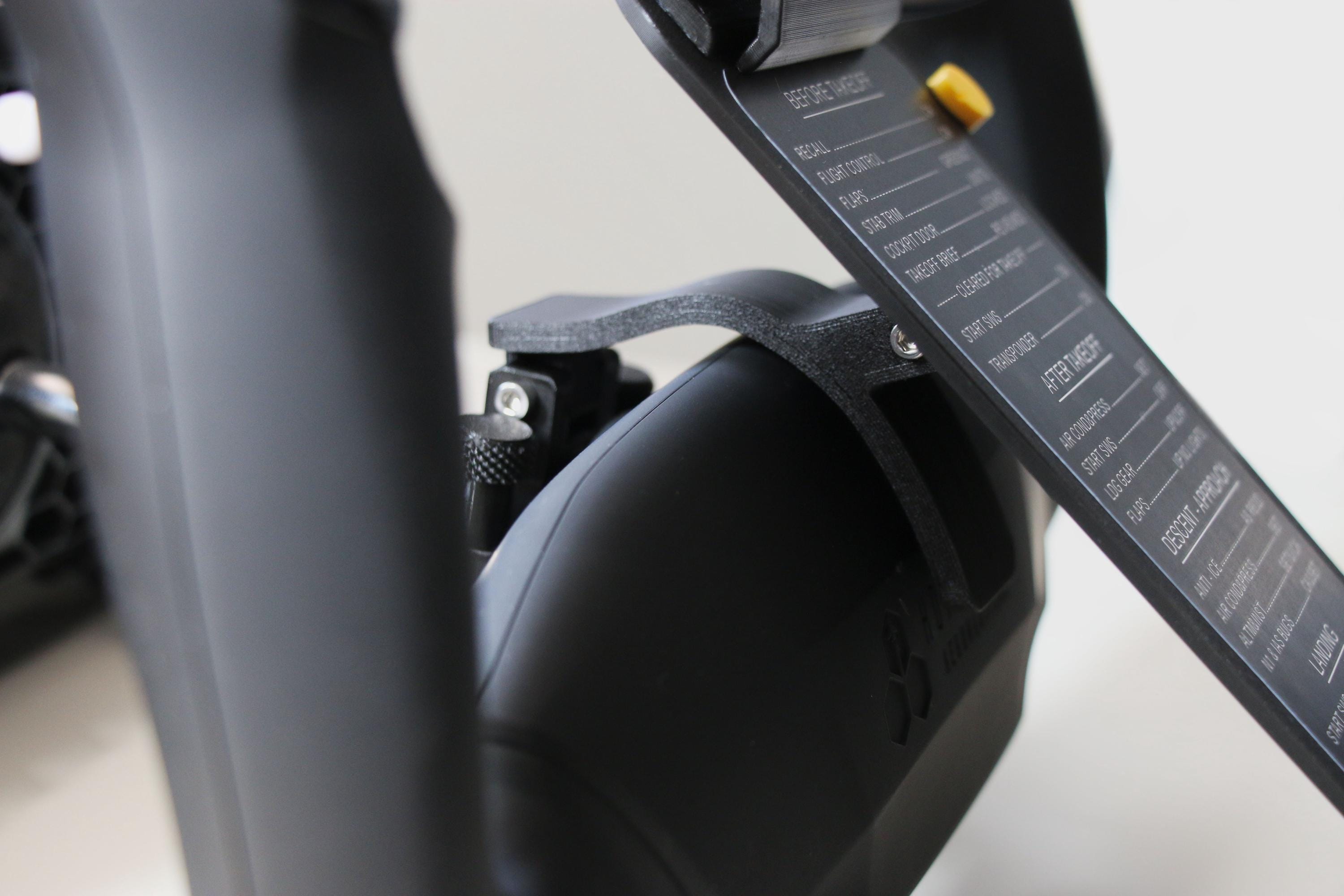 737 Type Yoke Checklist and Map Holder for Honeycomb Aeronautical Yoke ...