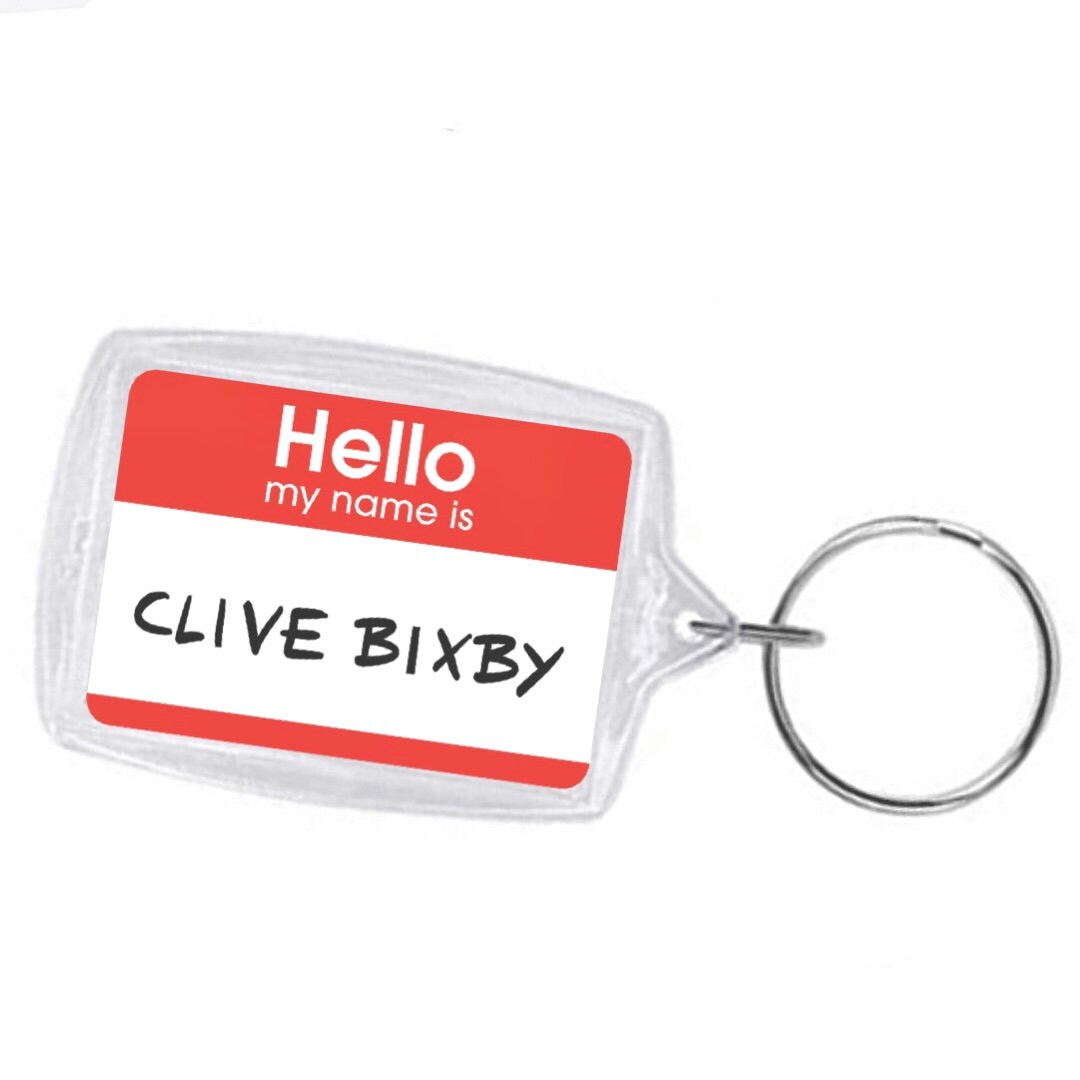 Hello My Name is Clive Bixby Modern Family Inspired Keyring - Etsy UK