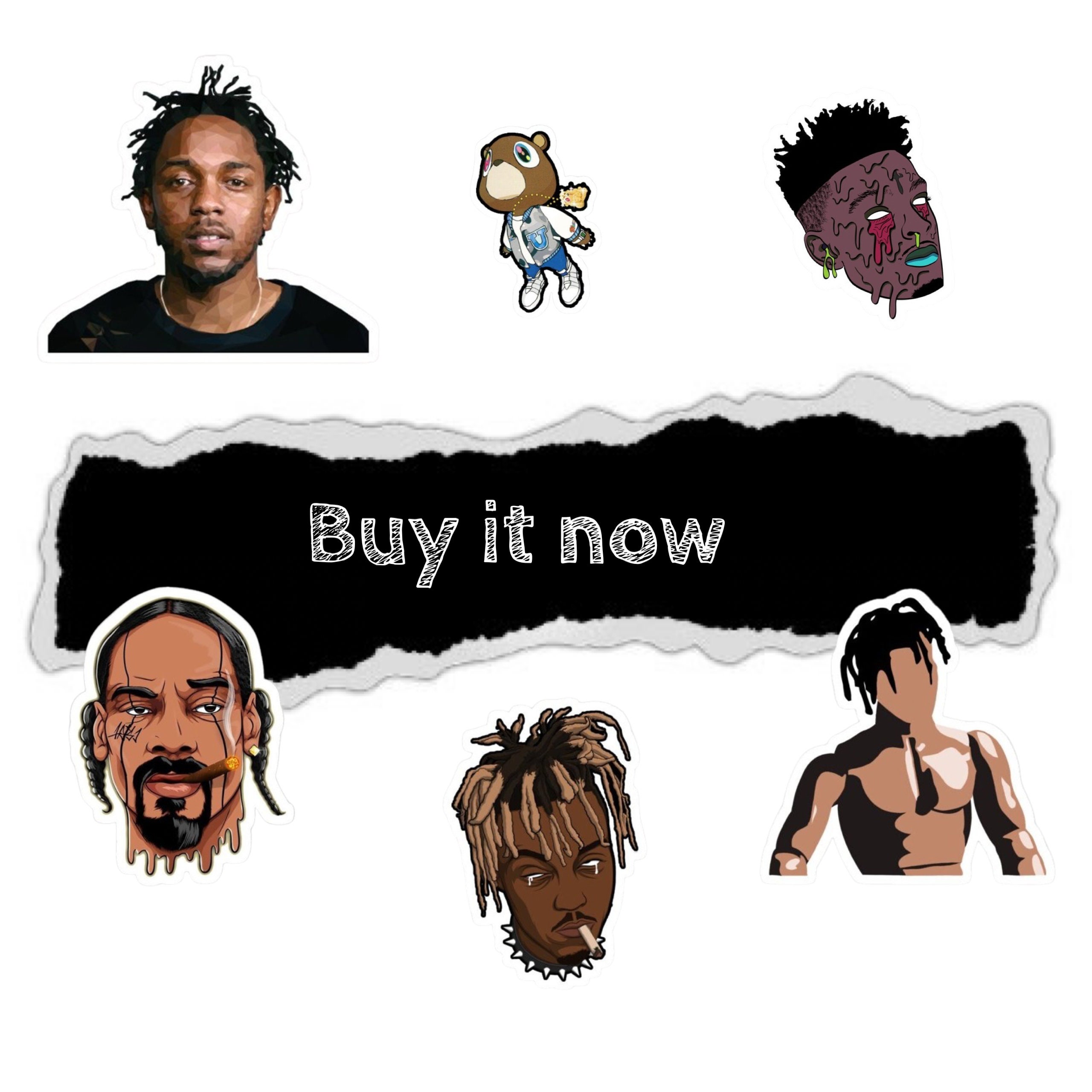 Asthetic Rap Stickers - Etsy