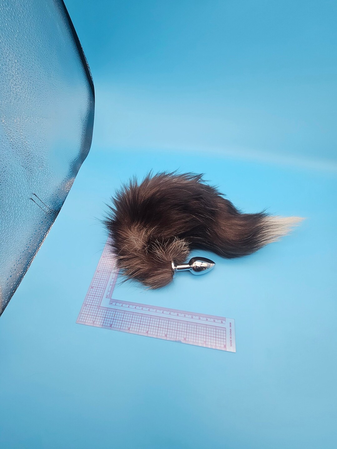 Elegant Black Fox Tail Anal Plug Soft And Luxurious Furry Design