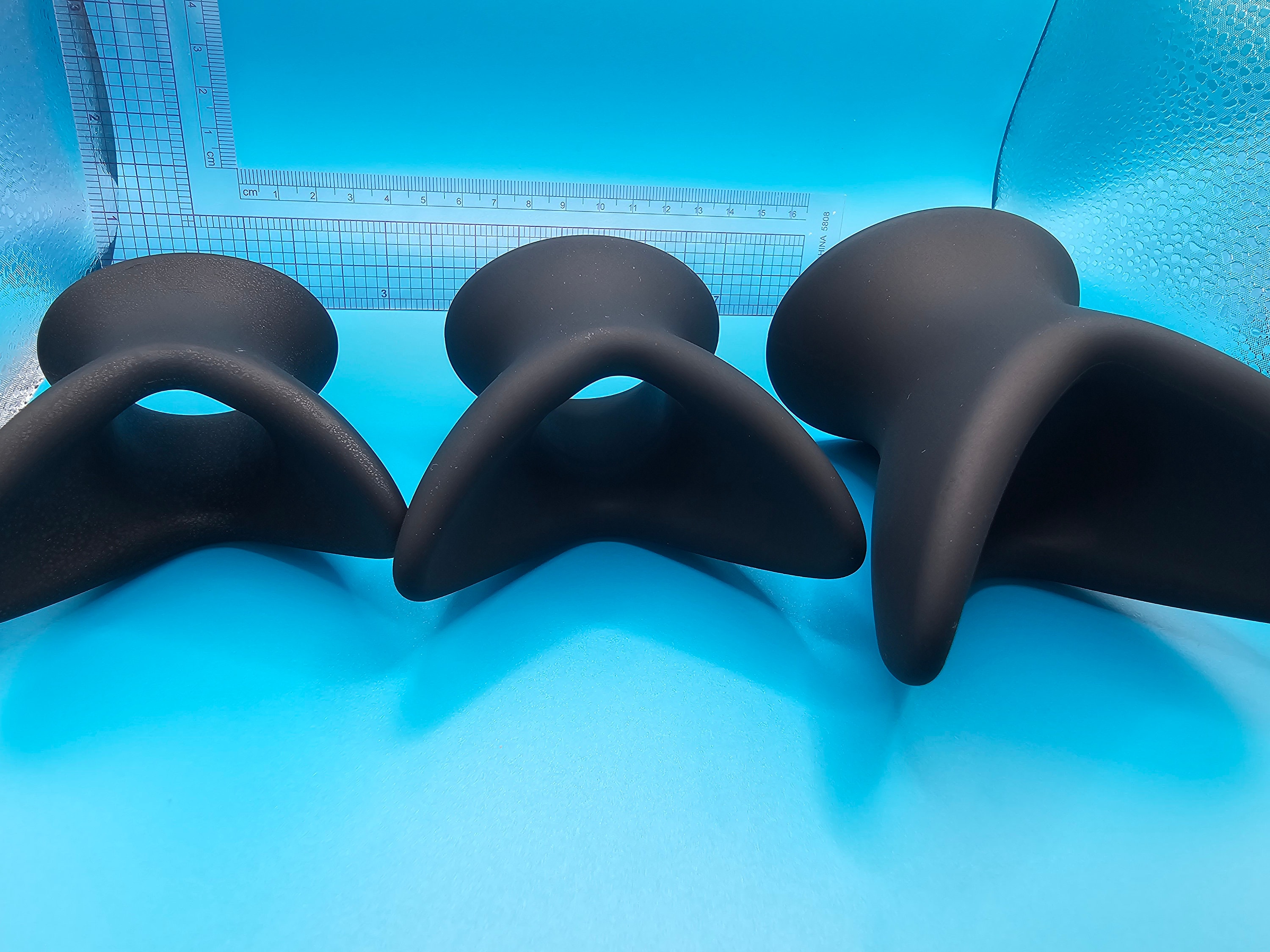 Silicone Hollow Anal Dilator Spreader Butt Plug Tunnels Unisex Opening ...