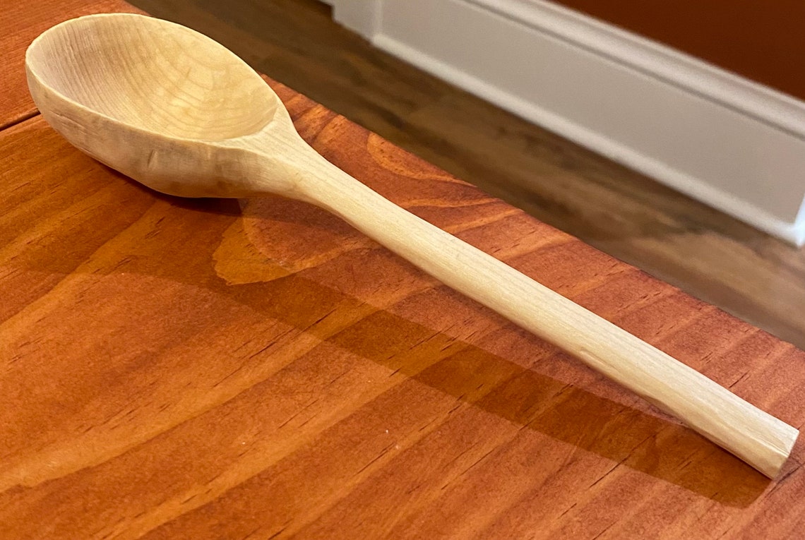 Rustic Hand Carved Wood Spoon - Etsy
