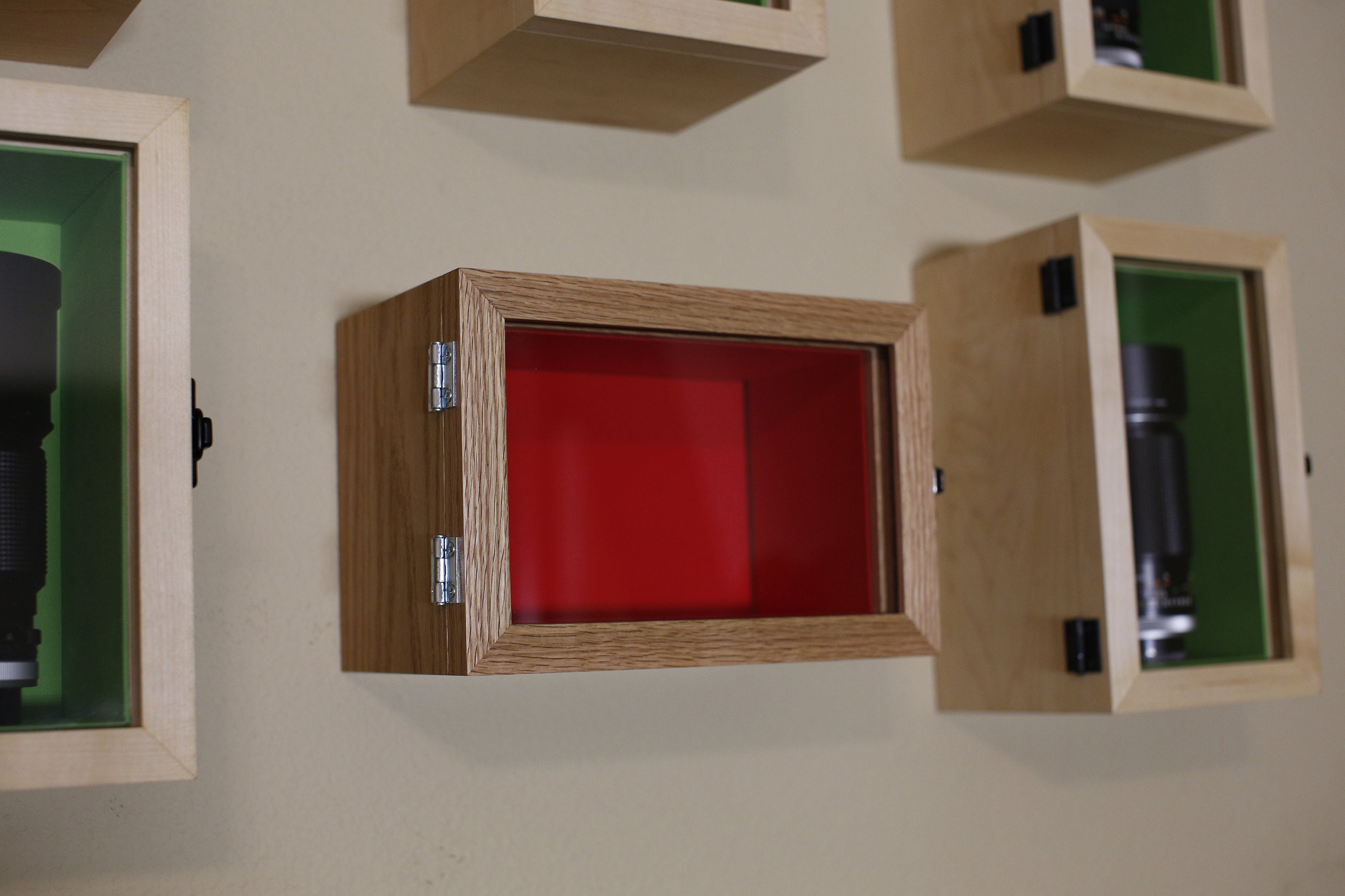 Wall Mounted Display Case Vintage Camera Display Case 35mm Film Camera ...