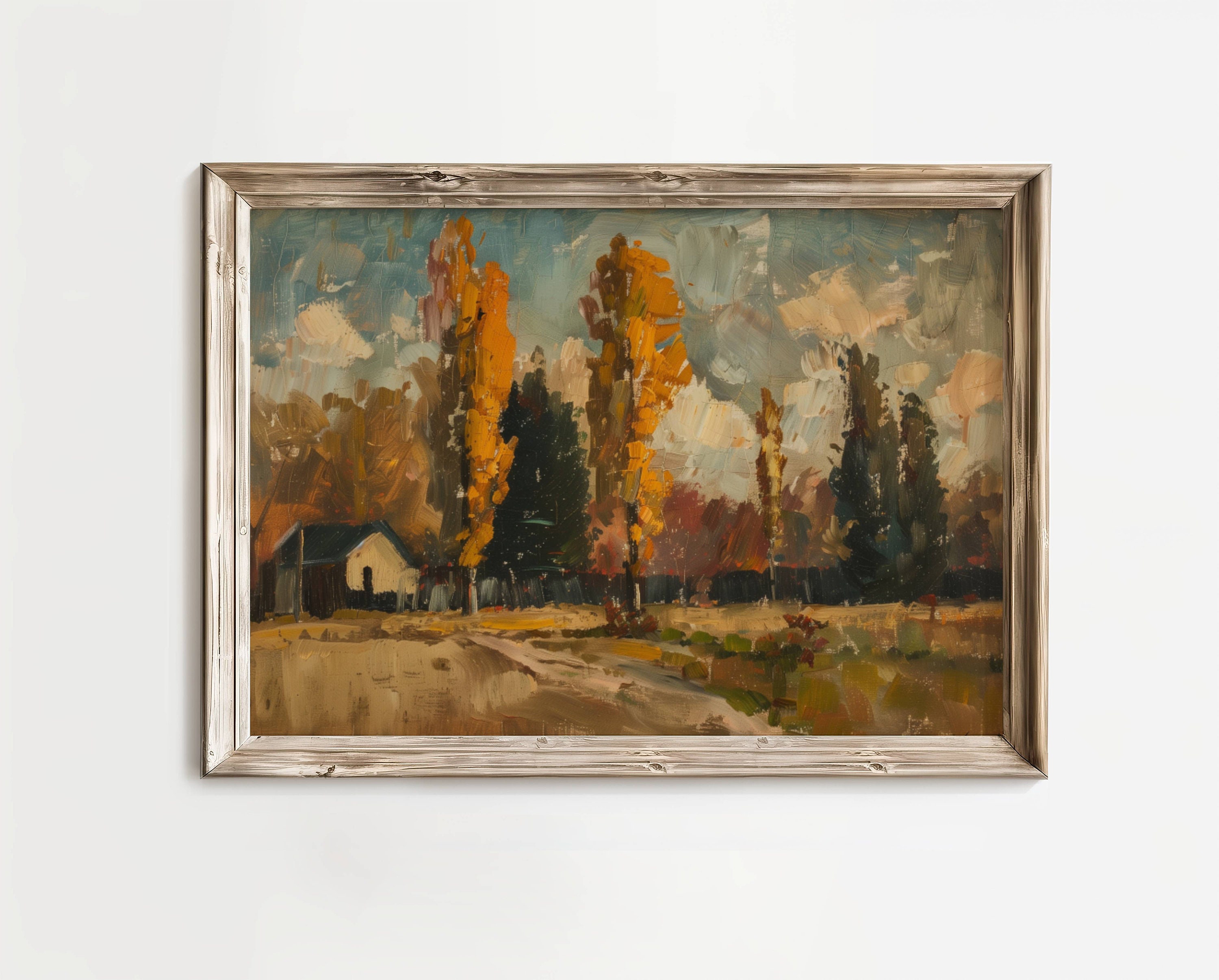 Printable Wall Art country Colors Rustic Landscape Country Farmhouse ...