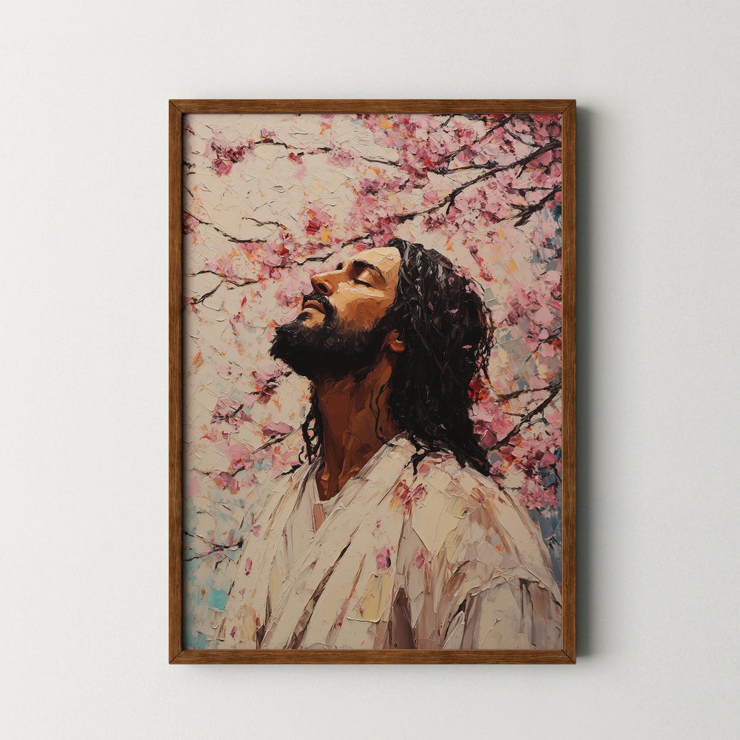 Jesus Posters & Canvas Prints Jesus Wall Art, Jesus Painting, Modern ...
