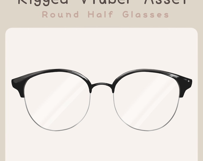Vtuber Asset | Rigged - Teefy's Basic Glasses Pack - Etsy Canada