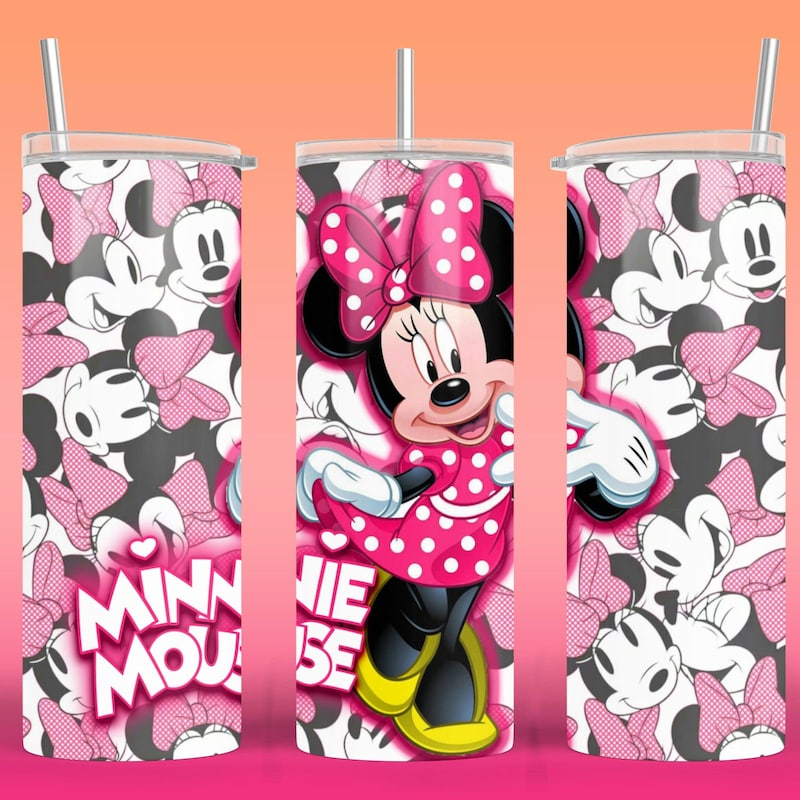Minnie Mouse Cup - Etsy