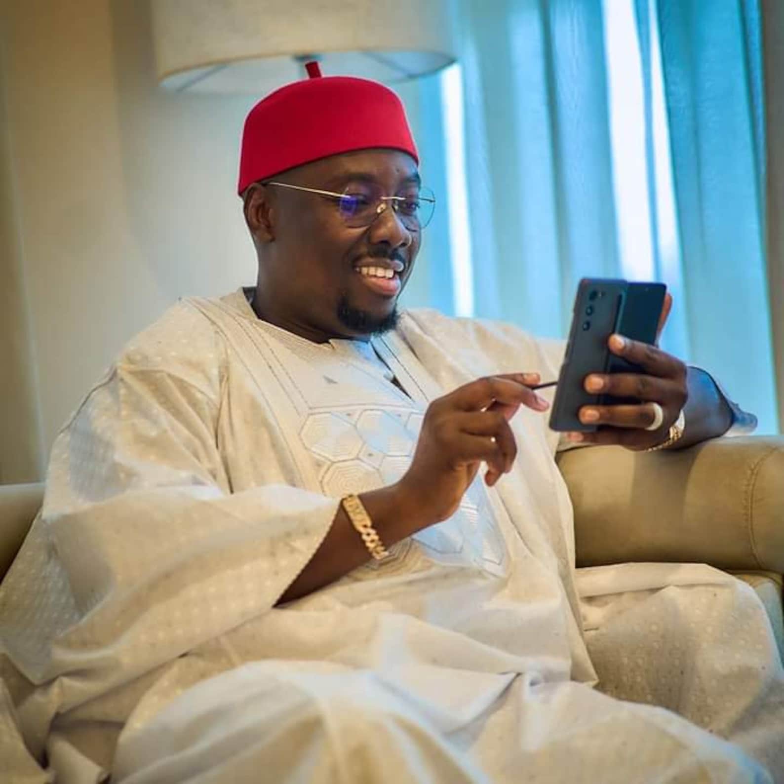 Original Ichie Ozo Igbo Cap African Chieftaincy Nigeria Wedding Hat ...