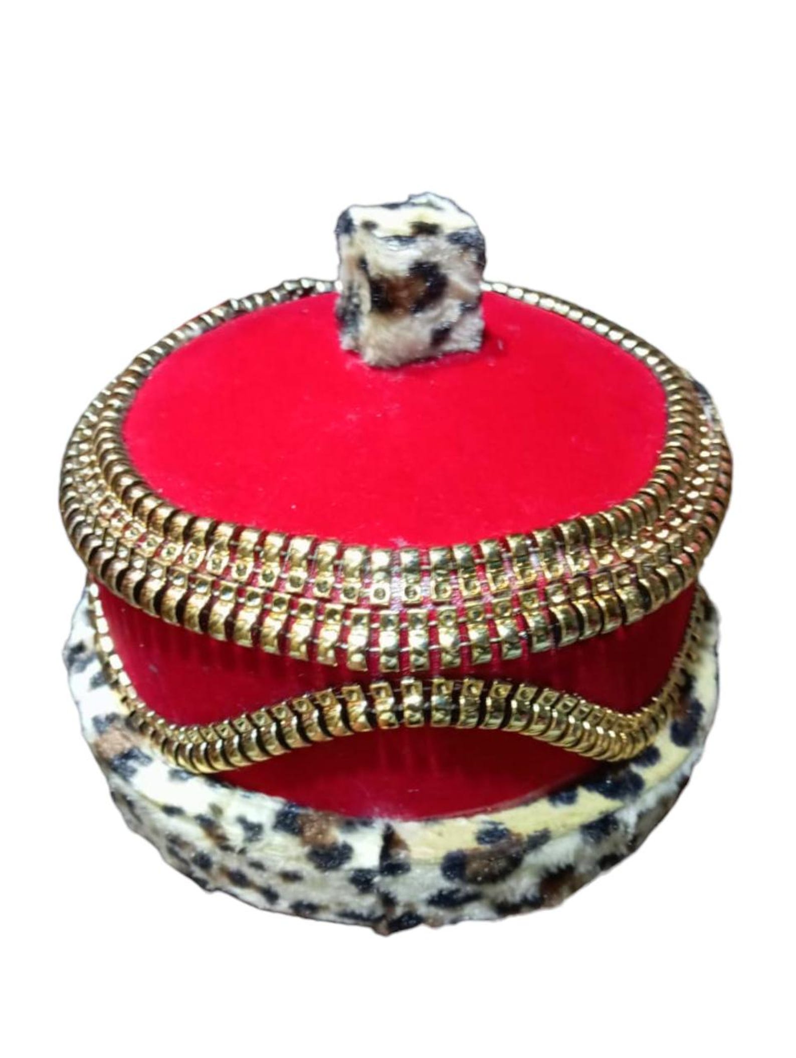 Handmade African Chieftaincy Mens Traditional Red Hat Igbo Ozo Cap ...