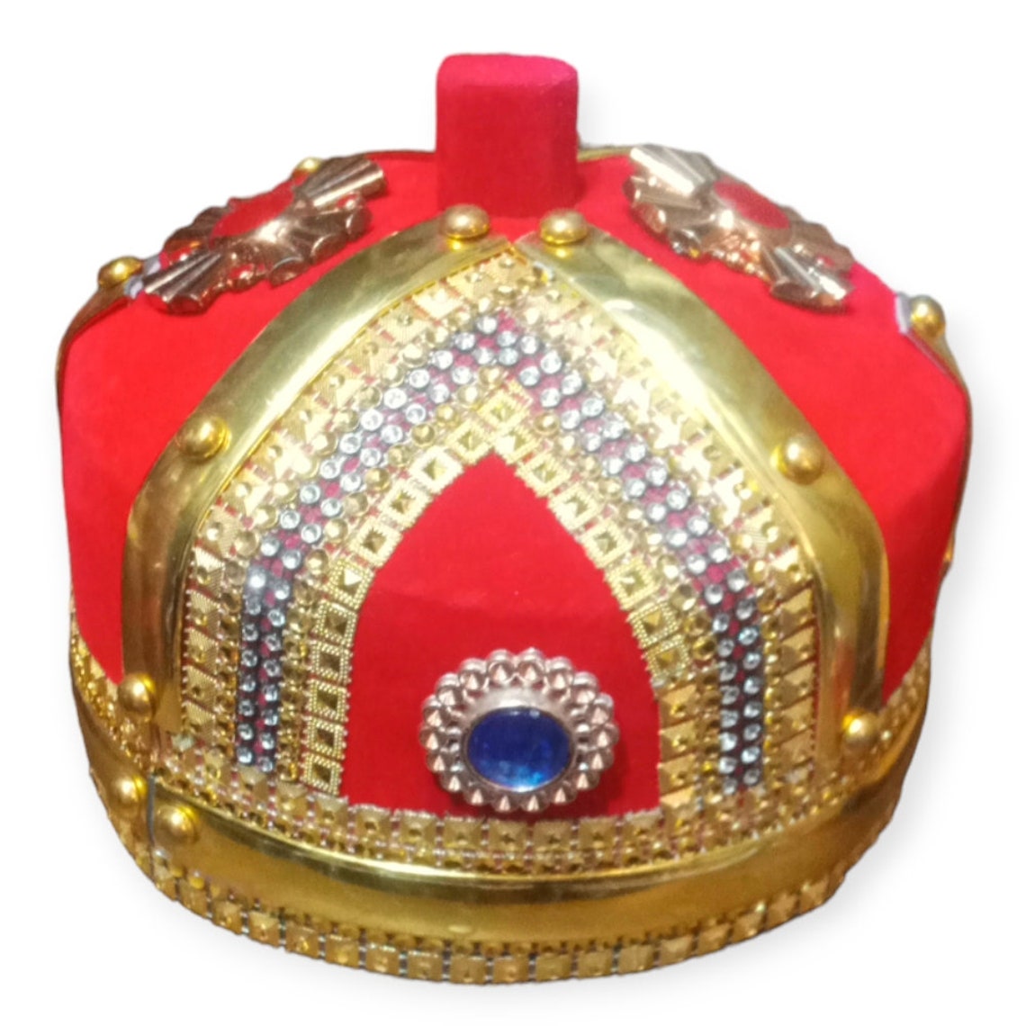 Handmade African Chieftaincy Mens Traditional Red Hat Igbo Ozo Cap ...