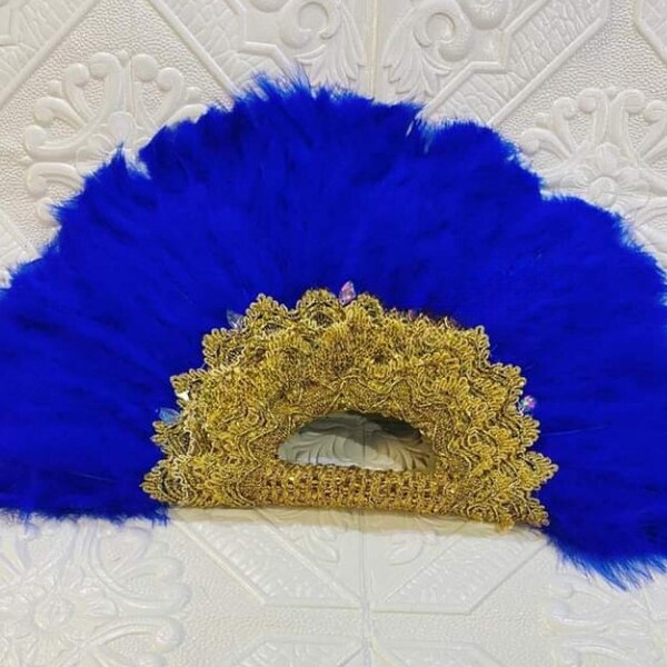 African Fan Black - Etsy